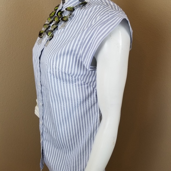 Banana Republic | Tops | Banana Republic Embellished Button Down Top S ...